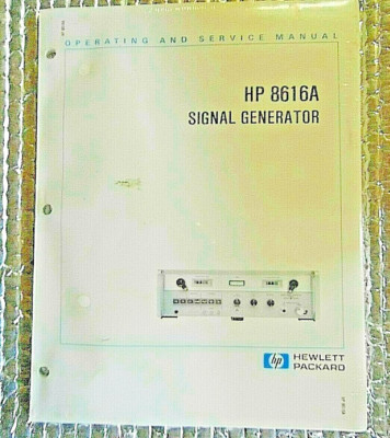 Signal Generator Operating And Service Manual