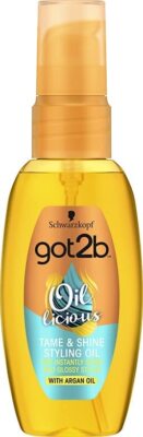 Schwarzkopf got2b Oil-licious Styling Oil, Vegan, Contains Argan Oil to ...