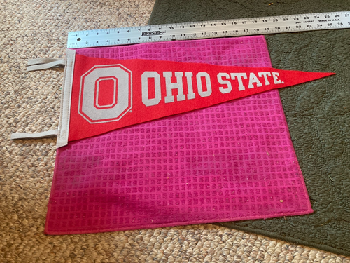 Ohio State University BANNER Pennant BUCKEYES College COLUMBUS - Fast ...