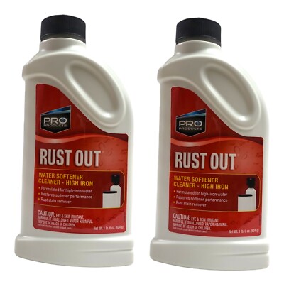 PRO Products Rust Out RO12N Water Softener Cleaner And Iron Remover 1.3 ...