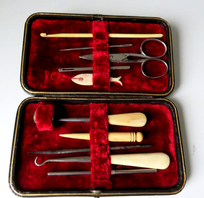 Sewing (Pre-1930) - Antique Sewing Kit