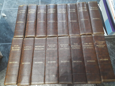Vintage Charles Dickens Collection Odhams Press Ltd. 1930s Full Set of ...