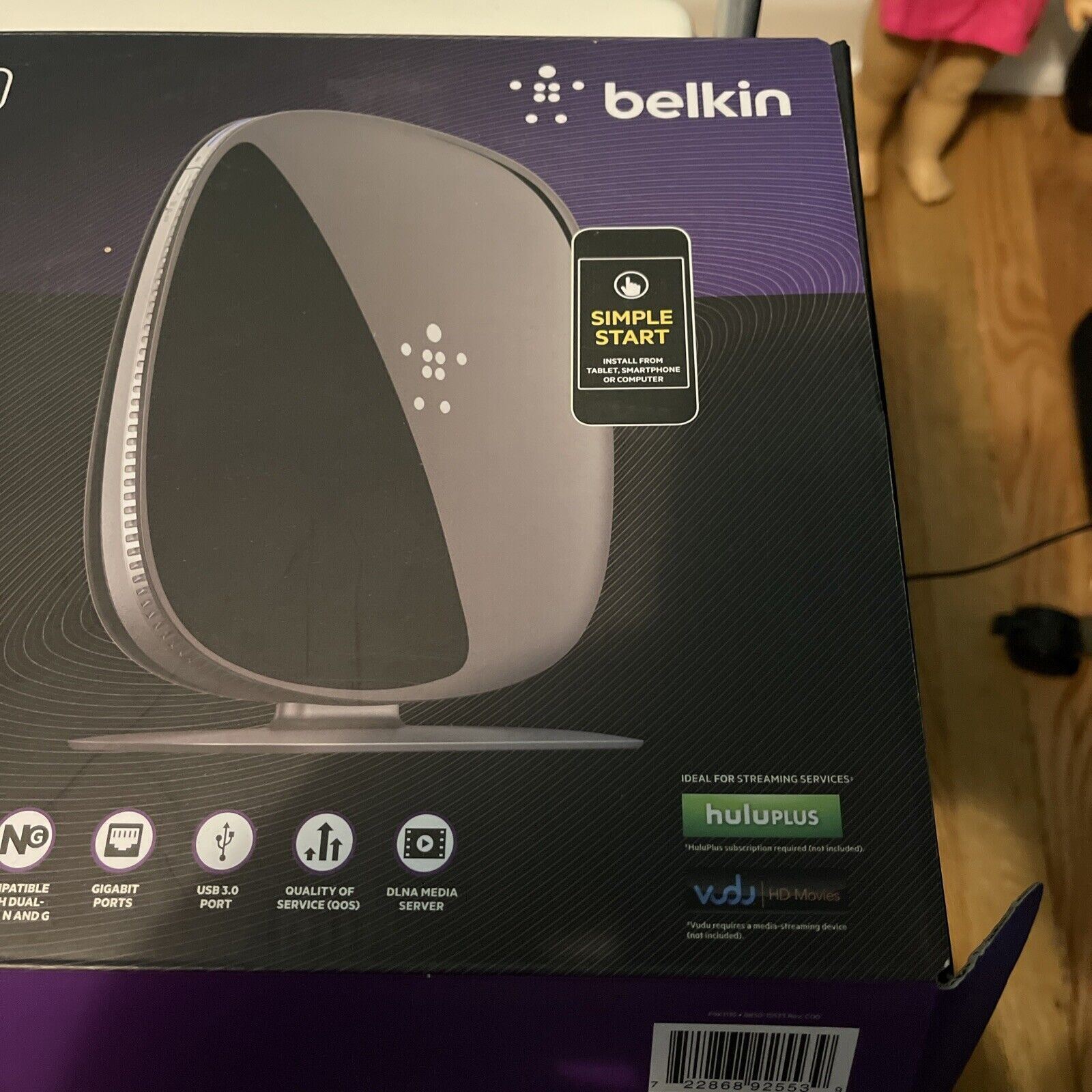 Belkin AC 1750 DB Wi-Fi Dual-Band AC+ Gigabit Router (F9K1115) for sale ...