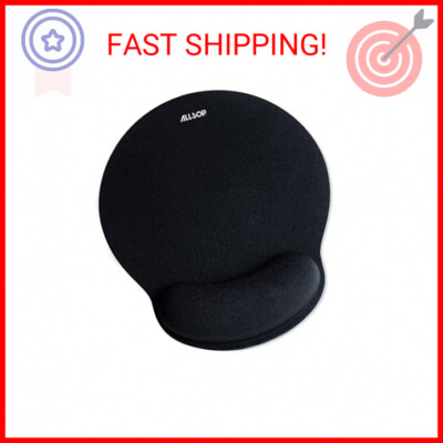 Allsop Mouse Pad Pro Memory Foam Mouse Pad - Black (30203) | eBay