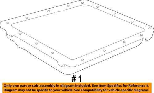 2007-2013 SILVERADO SIERRA 2500 3500HD 6L90 TRANSMISSION PAN NEW GM ...