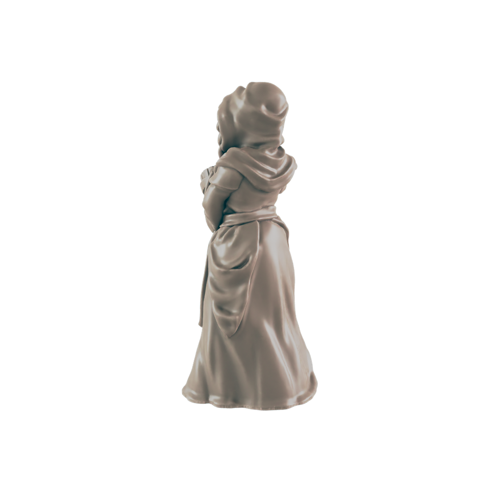 Human Mini | Chamber Maid | Female Townsfolk NPC Figure | DnD Wargaming ...