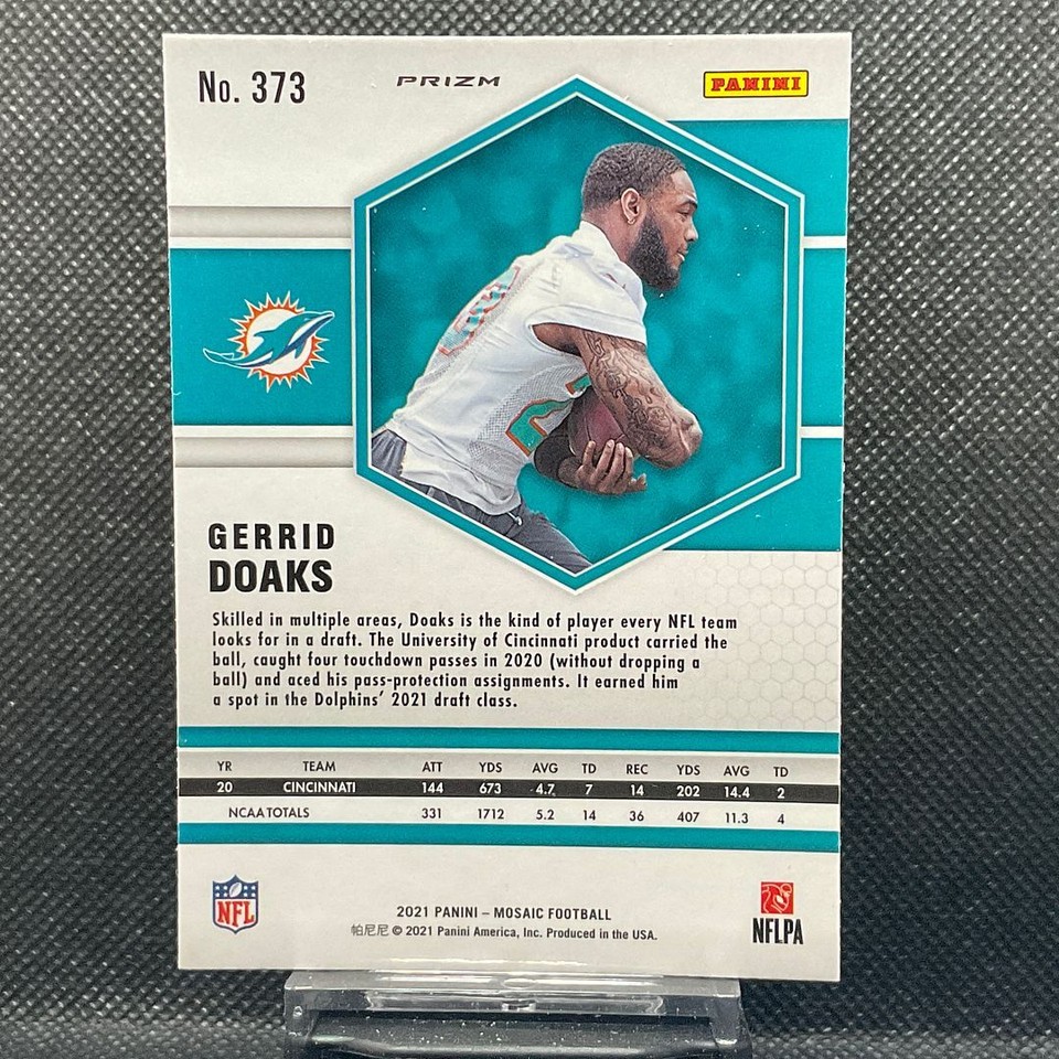 2021 Panini Mosaic NFL Gerrid Doaks #373 Green Mosaic Rookie | eBay