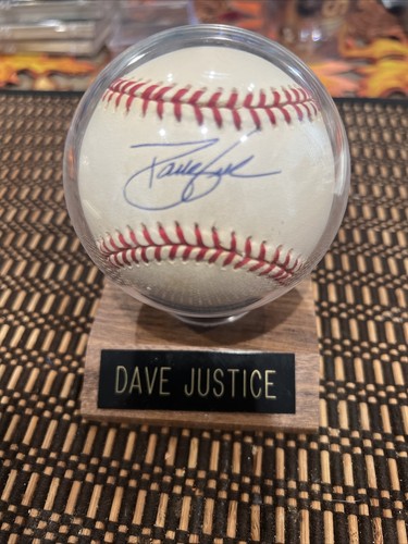 Dave Justice Signed Baseball with COA | eBay