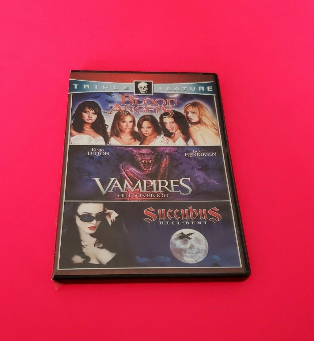 Vampire Themed Triple Feature DVD Blood Angels Vampires Succubus ...