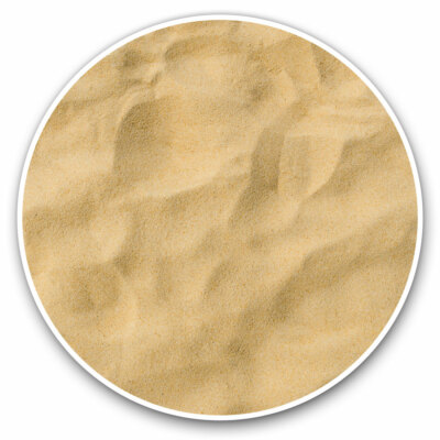 2 x Vinyl Stickers 30cm - Pure Sand Beach Holiday Tropical Cool Gift ...