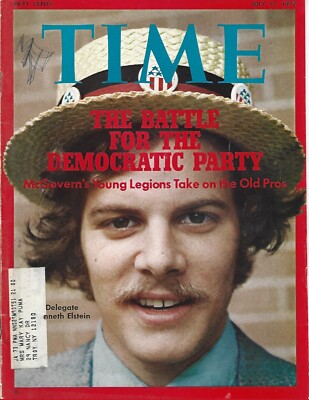 JULY 17 1972 TIME MAGAZINE DEMOCRATIC PARTY BATTLE DELEGATE KENNETH ...