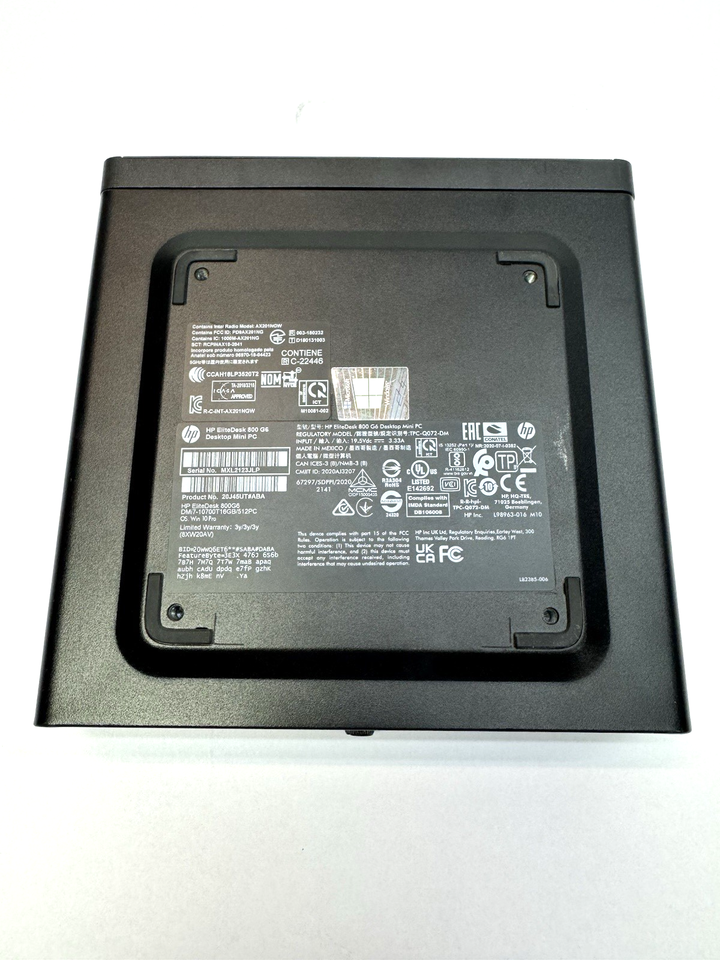 HP EliteDesk 800 G6 Mini PC Computer, Intel Core i7-10700T 2.00GHz ...