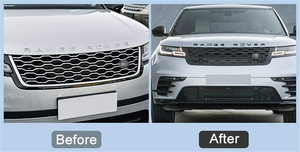Fit for Land Rover Range Rover Velar 2018-2022 Front Grille Mesh Grill ...
