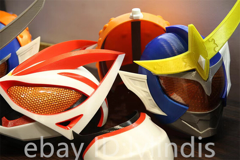Masked Rider Kamen Rider GEATS Helmet 3D Print Mask Gray Mold Cosplay ...