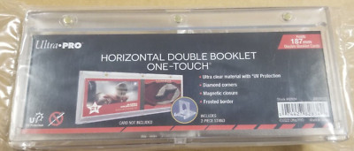 Ultra Pro Double Booklet Magnetic One Touch Case 187mm w/ 2 Piece Stand ...