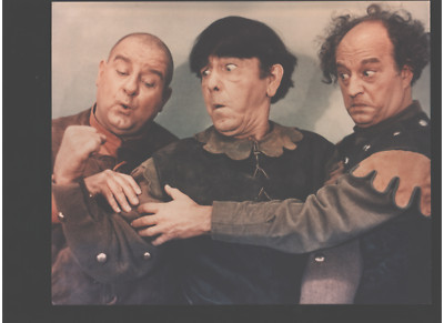 8 x 10 COLOR PHOTO-THREE STOOGES | eBay