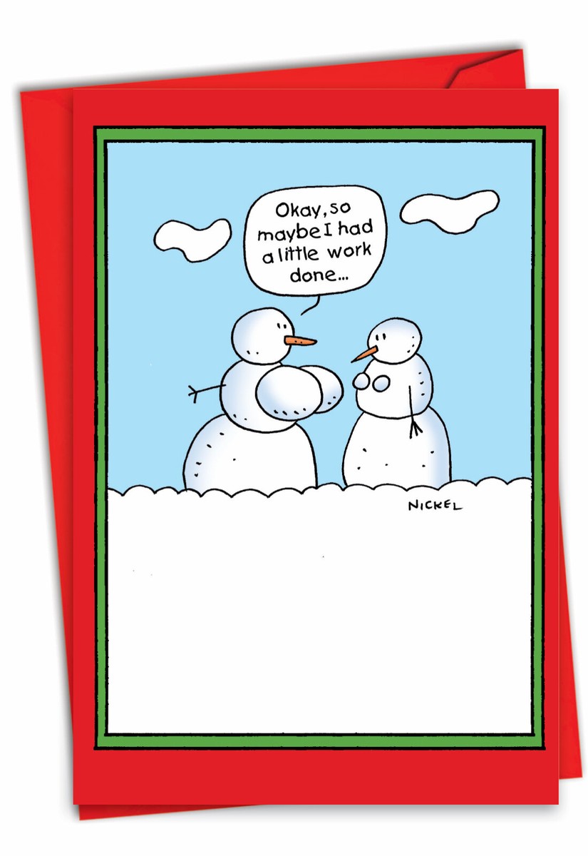 Funny Work Christmas Cards