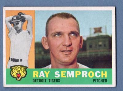 1960 Topps #286 Ray Semproch EX GO240B | eBay