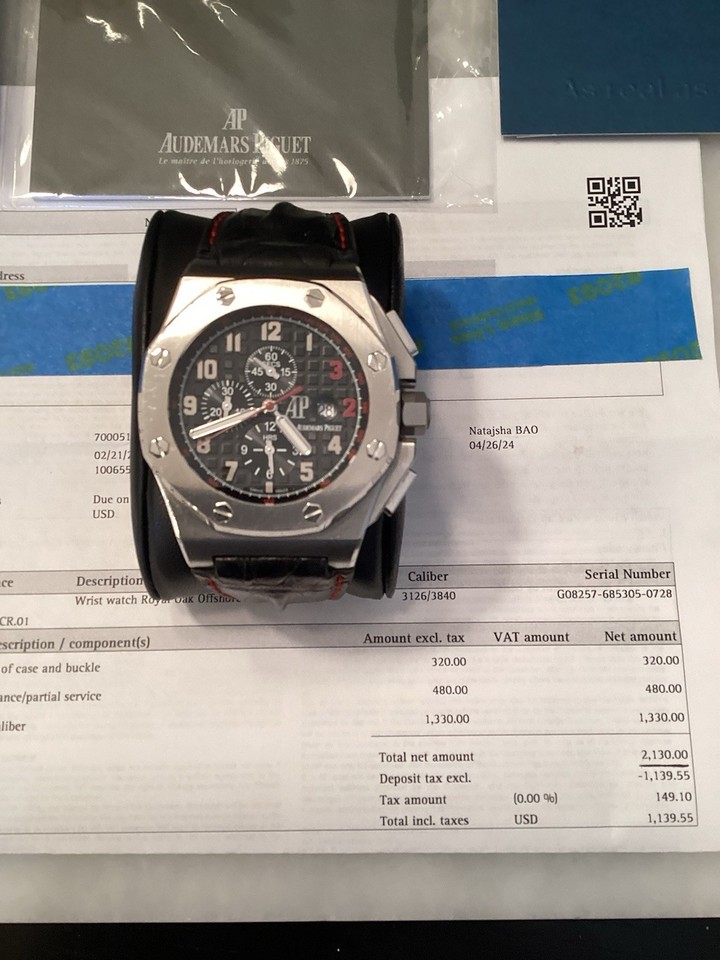 AUDEMARS PIGUET AP Shaq Royal Oak Offshore Shaquille O'Neal 26133ST.OO ...