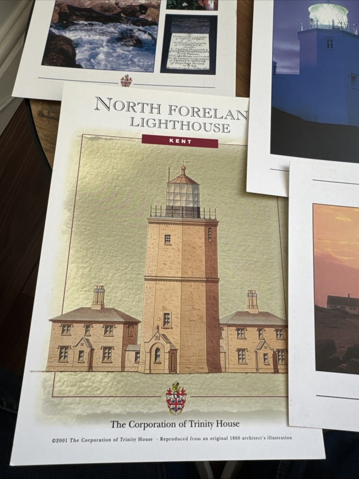 Trinity House Lighthouse Postcards Lot – Portland Bill, Lizard, Start ...