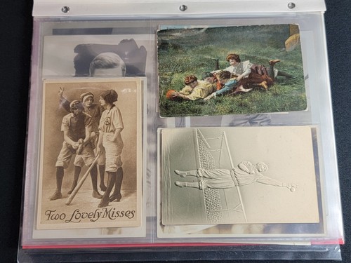Vintage Baseball Player Press Photo and Postcard Collection Lot of (21 ...