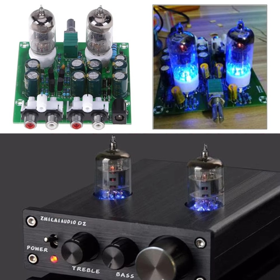 6J1 Hifi DIY Electronic Tube Preamplifier Kit - Preamp Amplifier ...