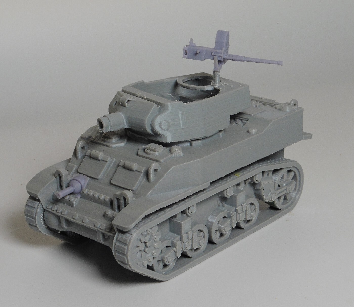 54mm 1/32 3D printed WWII Allied M8 MGC Light Tank Gaming or display 0 ...