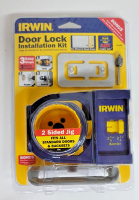 Irwin Wooden Door Lock Installation Kit 3111002 Sealed - Brand New ...