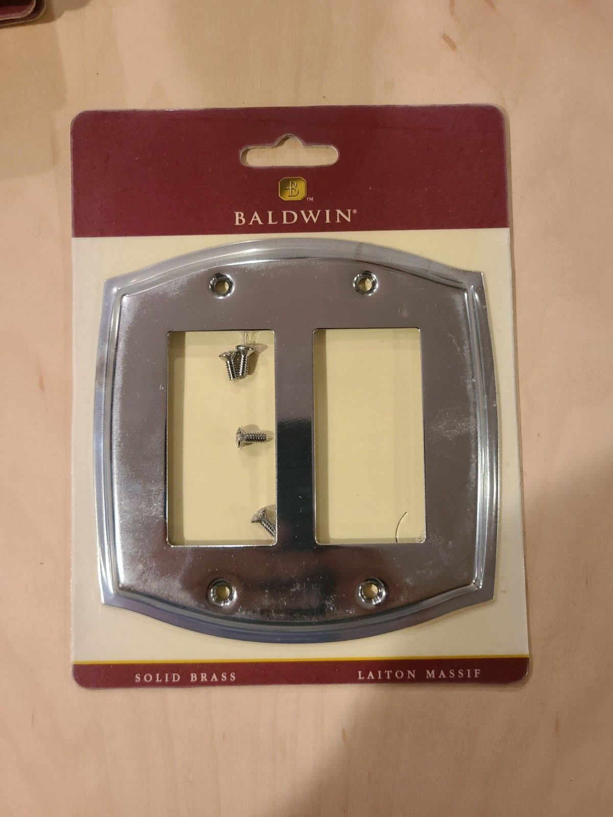 Baldwin Brass Colonial Dual GFCI Switch Plate Polished Chrome - 4787 ...