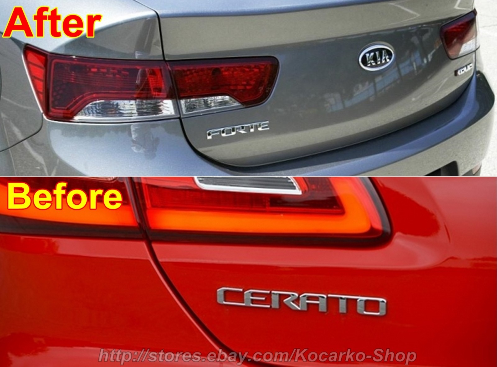 Forte Logo Rear Tail Trunk Emblem Badge KIA Cerato Cerato Koup 2010 ...