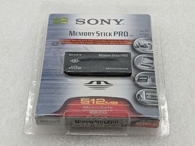 Sony 512MB Memory Stick PRO MagicGate Flash Memory Card (MSX-M512S ...
