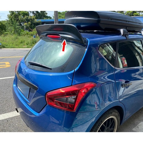 Unpainted FRP Fit Nissan TIIDA C11 Hatchback High Kicks Rear Trunk ...