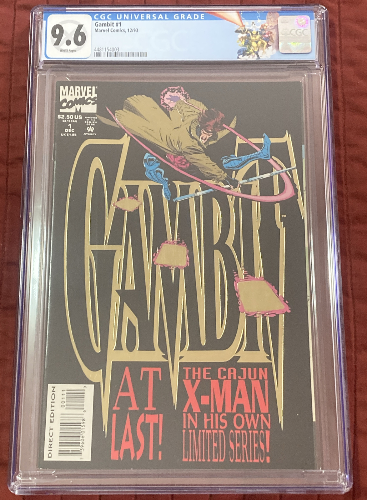 Gambit #1 (1993) CGC 9.6 Solo Series Custom X-men Label 🔥 | eBay