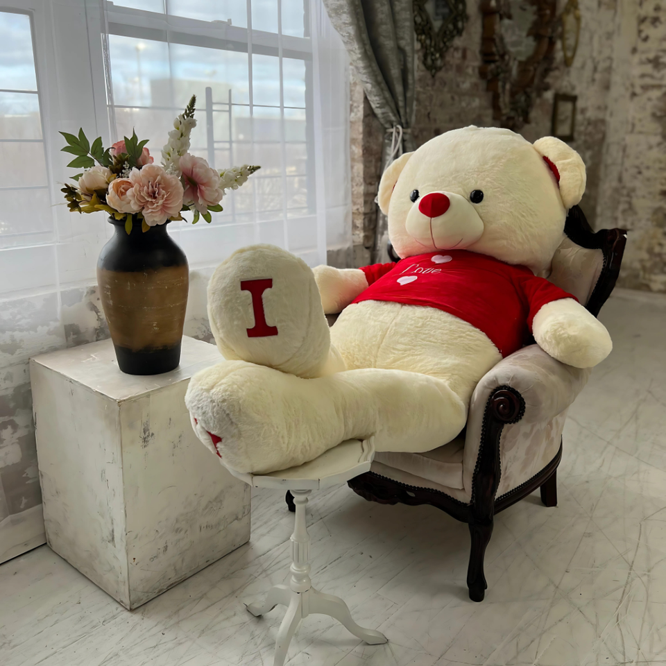 Huge 6ft Teddy Bear – Valentine’s Day Gift – Oversized Plush Stuffed ...
