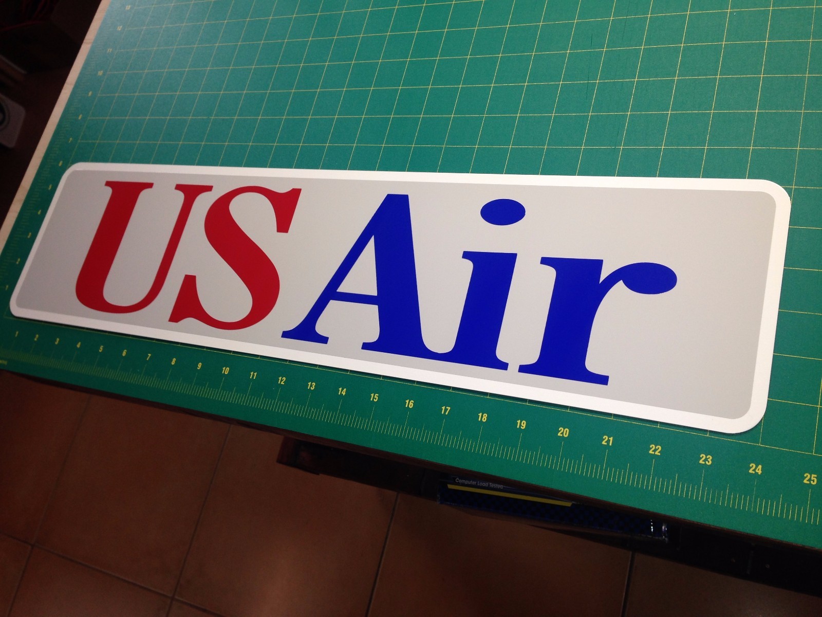 USair Vintage style logo metal sign, Collectable, Memorabilia 6" x 24 ...
