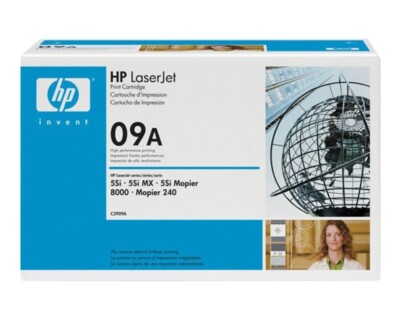 Original HP Toner 09A C3909A schwarz für Laserjet 5Si 5SiMX 8000 oV ...