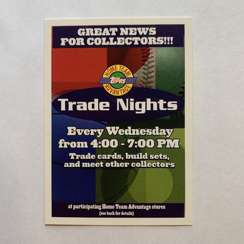 2000 Topps Trade Nights #NNO Trade Nights | eBay