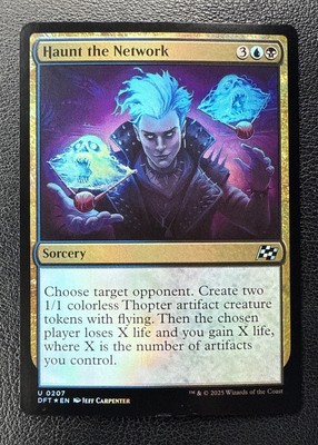 MTG - Haunt the Network (Foil) - Aetherdrift NM/M Condition | eBay