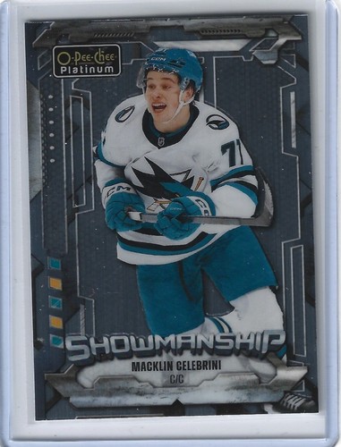 Macklin Celebrini 2024-25 OPC Platinum Showmanship #S-8 | eBay