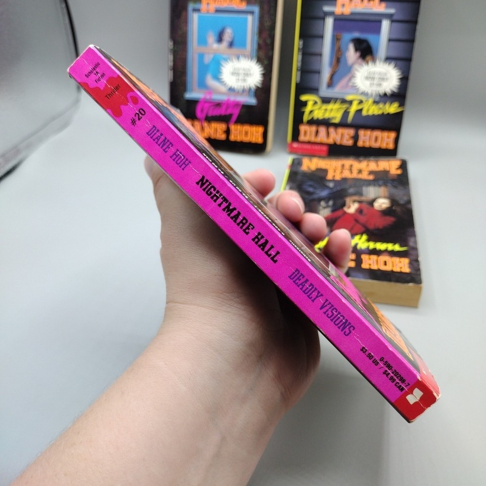 Lot of 4 Nightmare Hall Diane Hoh 6, 7, 16, 20 Guilty Horrors Paperback ...