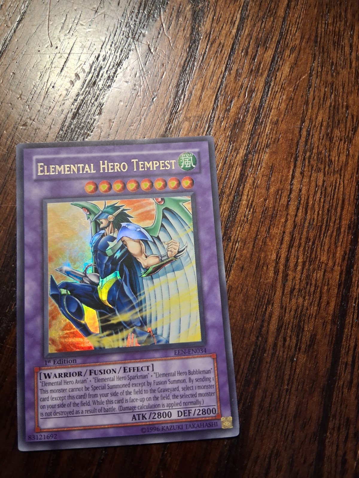 Elemental Hero Tempest EEN-EN034 Elemental Energy Unlimited|Unlimited ...