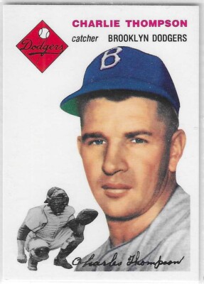 CHARLIE THOMPSON DODGERS 1994 TOPPS ARCHIVES (1954 STYLE ) SERIES ...