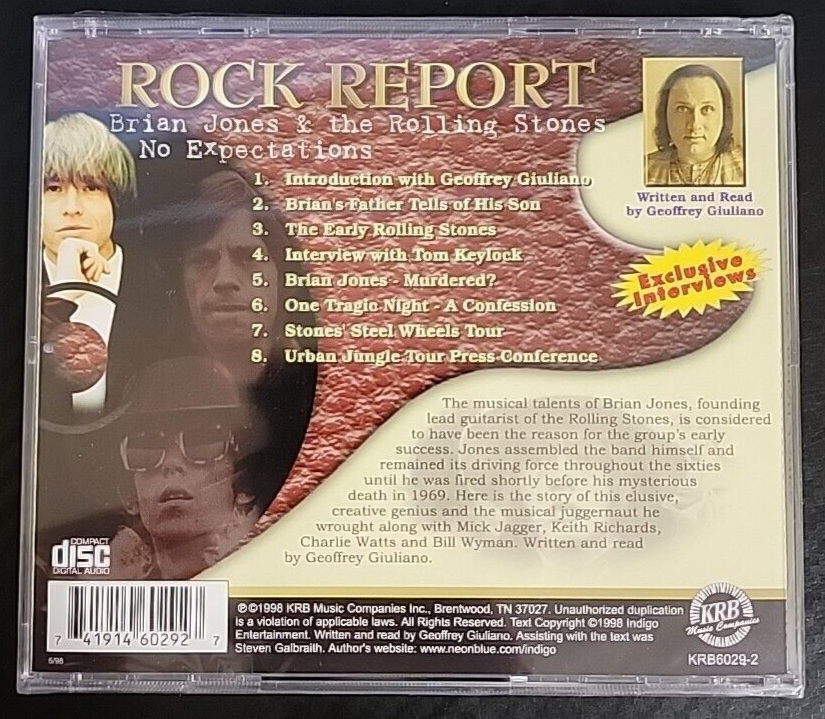 Rock Report- Brian Jones & The Rolling Stones CD *Brand New* | eBay