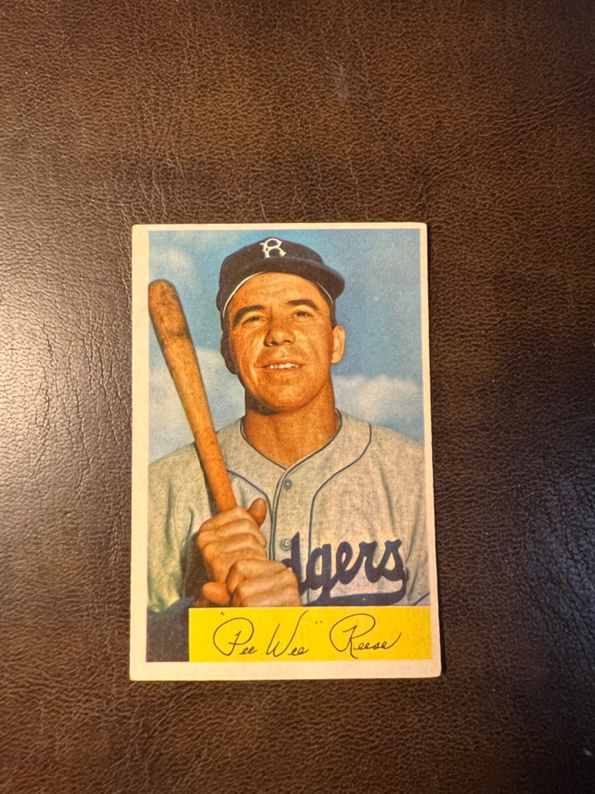 1954 BOWMAN BASEBALL CARD #58 PEE WEE REESE EX+!!!!!!!!! | eBay