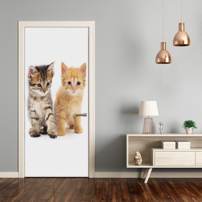 Removable Home Decor Door Wall Sticker Self Adhesive Animals Gray and ...