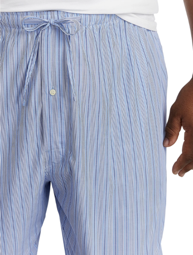 NWT Polo Ralph Lauren BLUE/WHITE Andrew Stripe LIGHT Pajama/Lounge ...