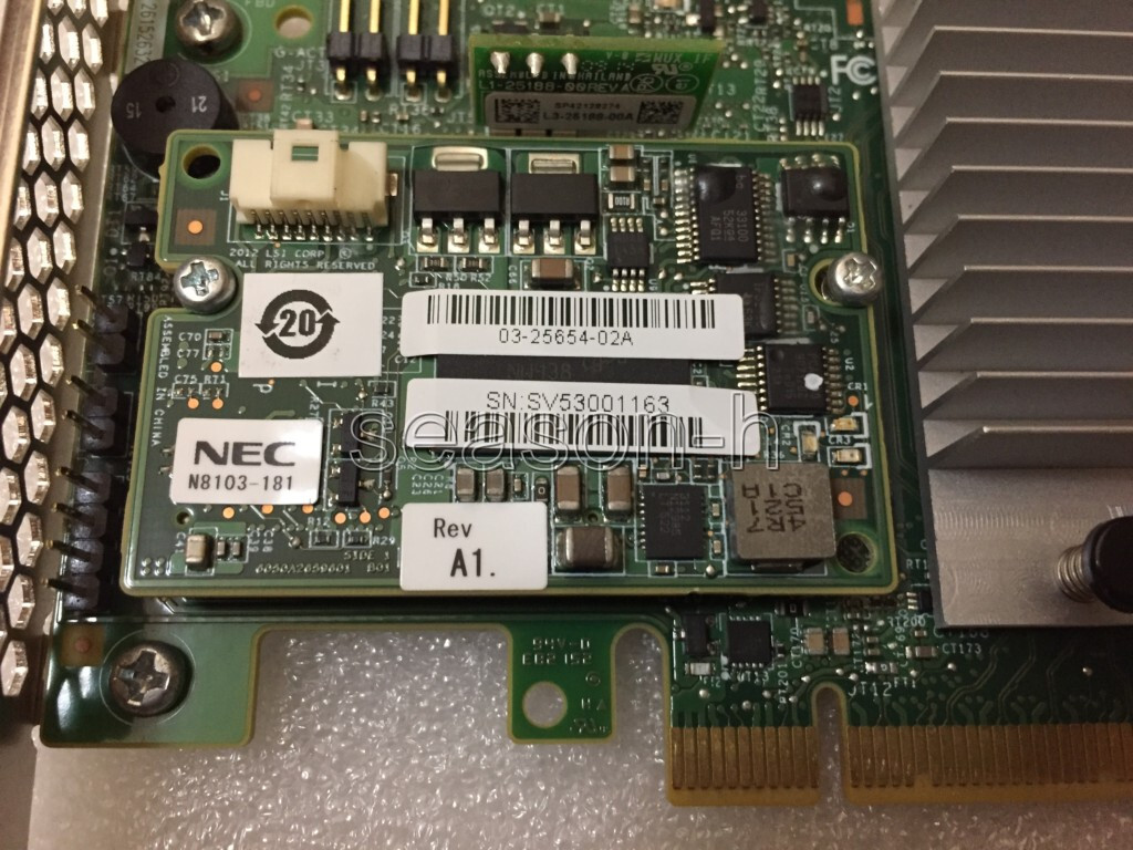 LSI MegaRAID 9362-8i(2GB) 12Gb/s SAS Raid Controller CacheVault ...