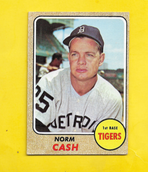 1968 Topps Norm Cash #256 Detroit Tigers G/VG FREE SHIPPING | eBay