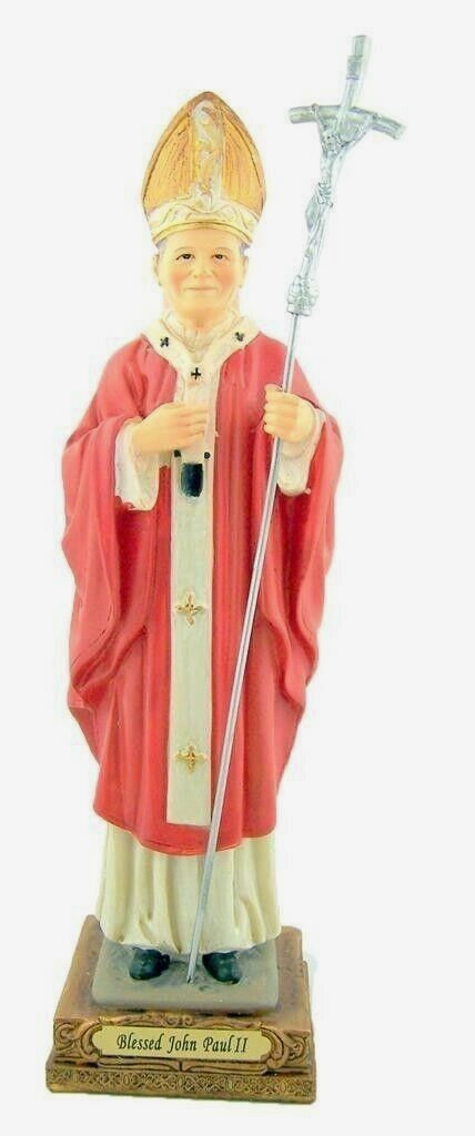 POPE JOHN PAUL II Blessing 9" Statue | eBay