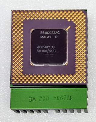 Intel A80502133 Pentium 133Mhz CPU SK106 w/Built-in Heatsink, 172944 ...